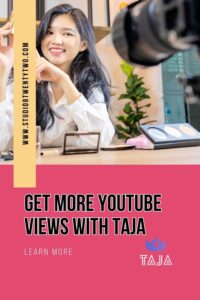 How to Optimize YouTube Videos Using Taja AI - studio8twentytwo.com